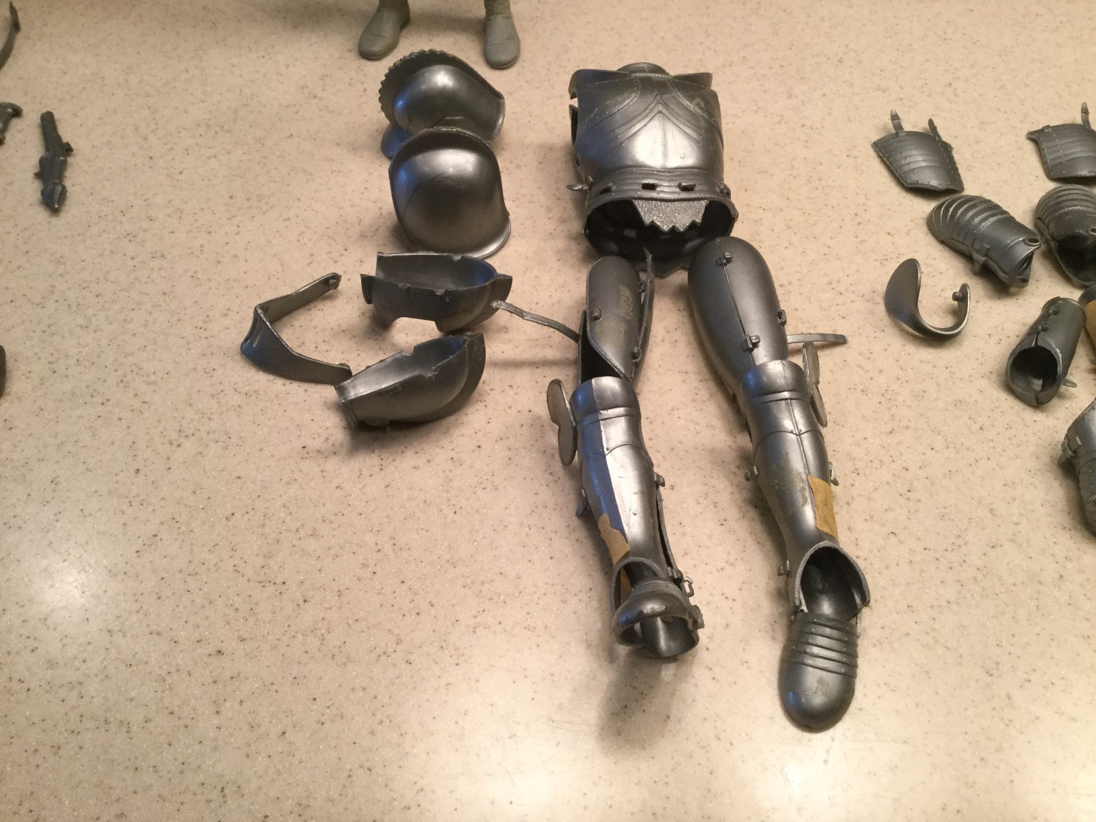 Vintage Louis Marx Sir Stuart Silver Knight W/ Box, Manual and Most ...