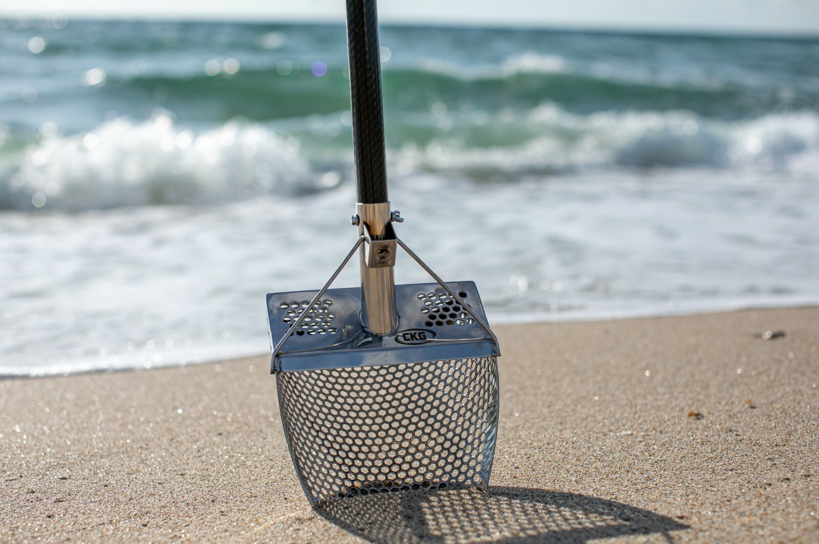 CKG Beach Sand Scoop Metal Detector Shovel Sifter Long Carbon Fiber ...