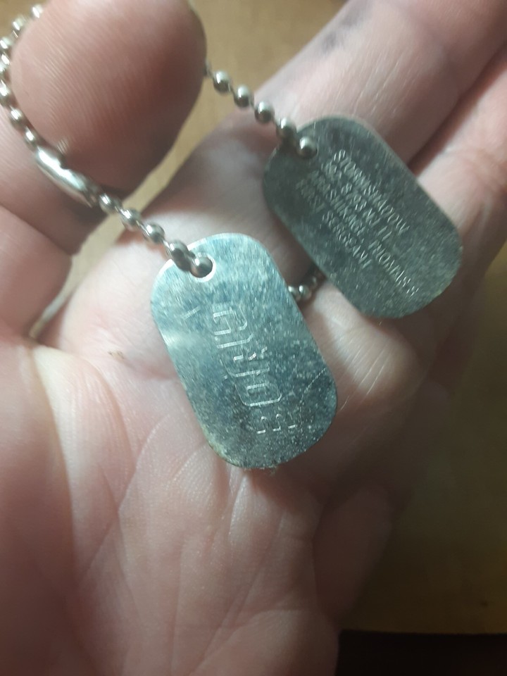 GI Joe Dog Tags Stormshadow Arashikage Thomass | eBay