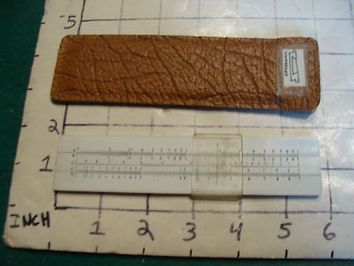 Original Vintage POCKET Slide Rule: unmarked IN sleeve | eBay