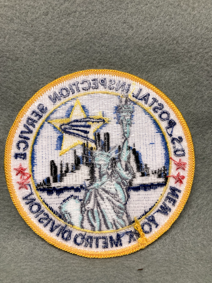 (mr24) USPS memorabilia - Postal Inspection Service patch - NY Metro ...