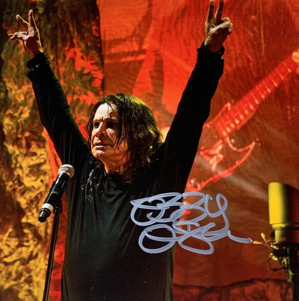 Rock Music Legend Ozzy Osbourne Signed Autographed 8x10 Photo *SALE* | eBay
