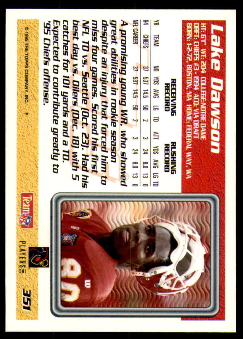 1995+Topps+-+%23351+Lake+Dawson for sale online | eBay