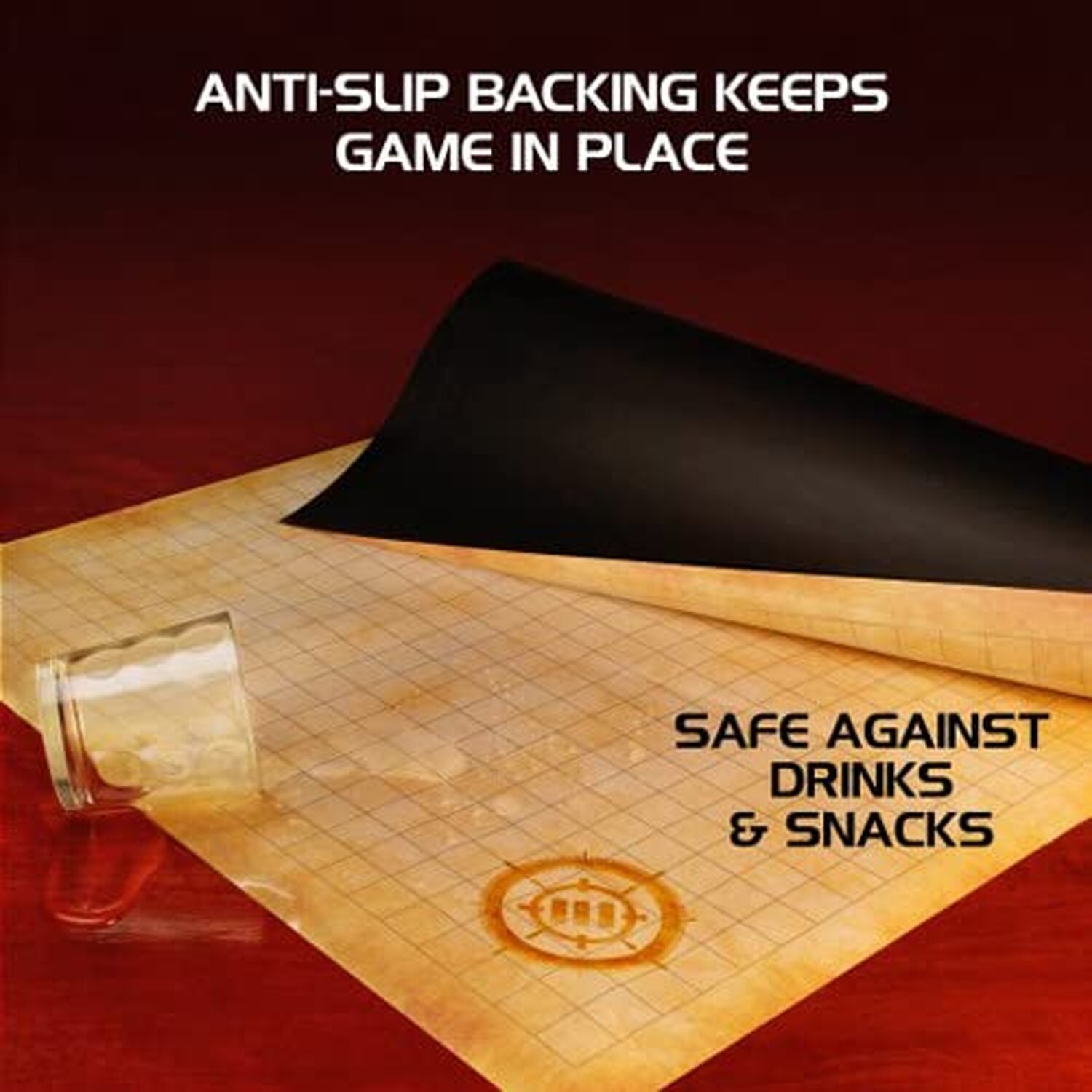 ENHANCE RPG Grid Mat - Tabletop DND Map (24x36 inch) Role Playing Dry ...