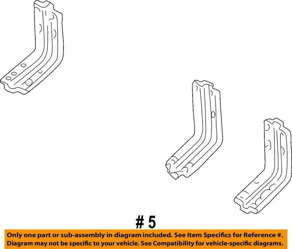 FORD OEM 99-16 Excursion Cab Running Board-Mount Bracket 8C3Z16N470C | eBay