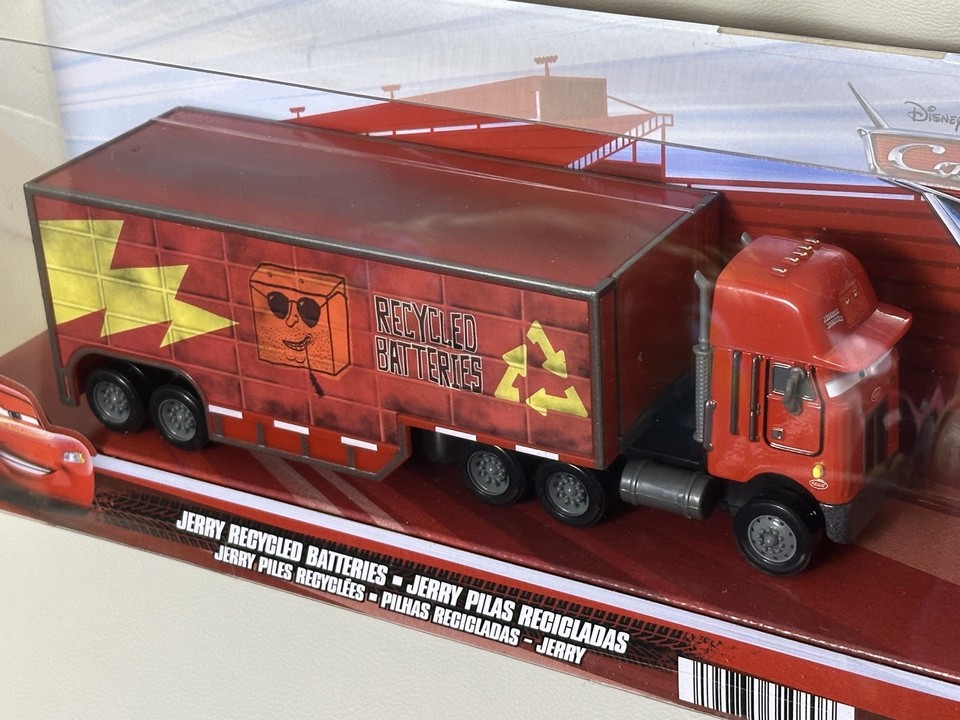 Disney Pixar Cars Jerry Recycled Batteries Hauler Semi-Truck with ...