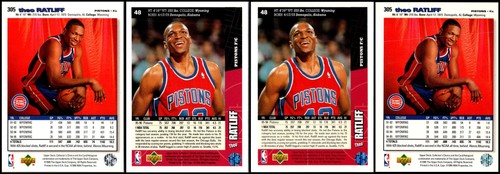 Collectors Choice Theo Ratliff (4) Card Lot - EXCLUSIVE – BE AMONG THE ...