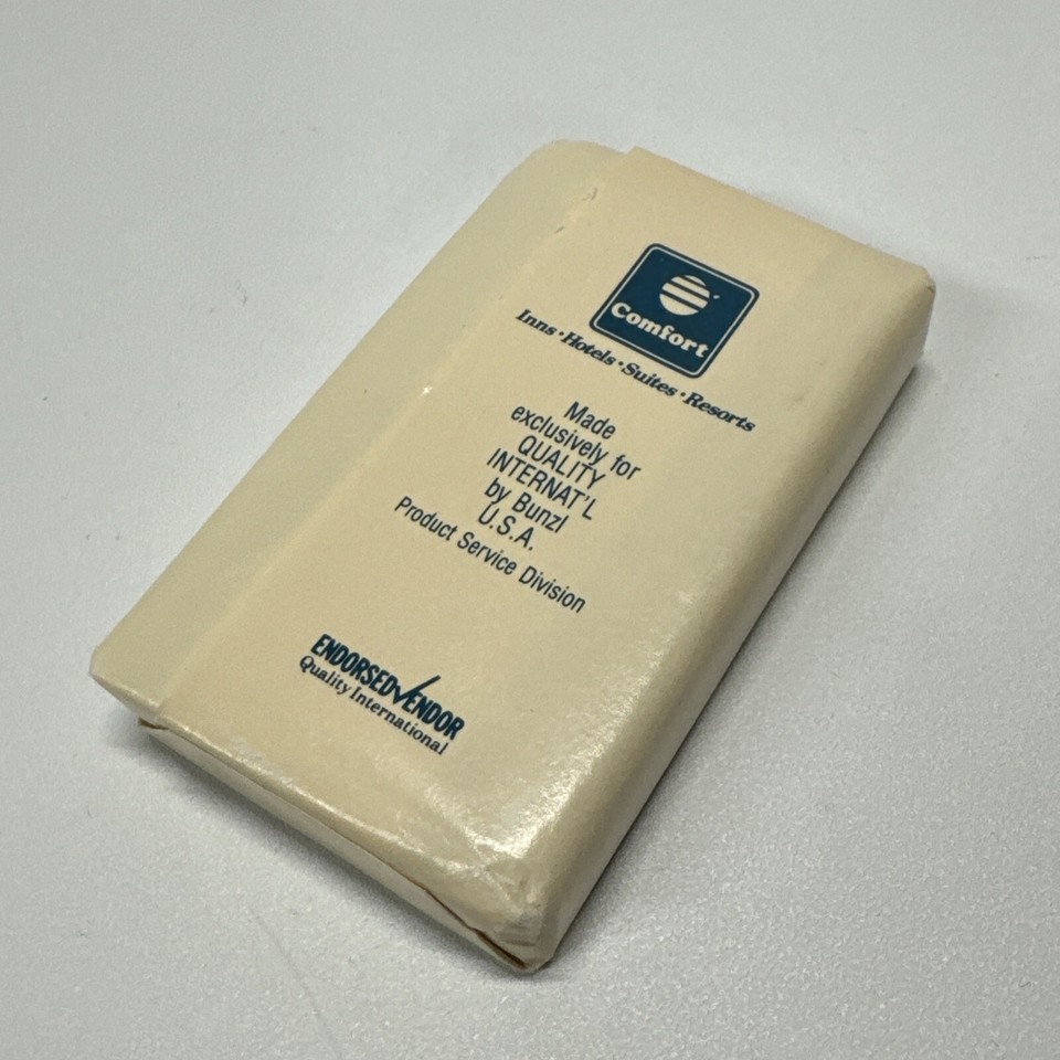 Vintage 1960's Quality Inn Wisconsin Bathroom Soap Sealed Bunzi USA ...