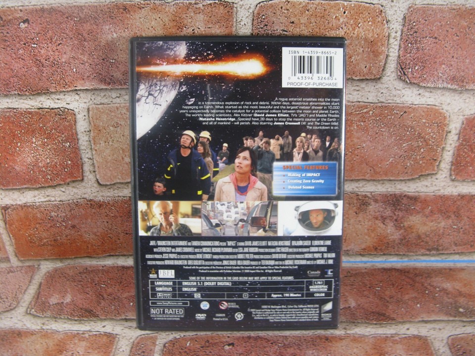 Impact, David James Elliott, Natasha Henstridge, DVD 43396326804| eBay