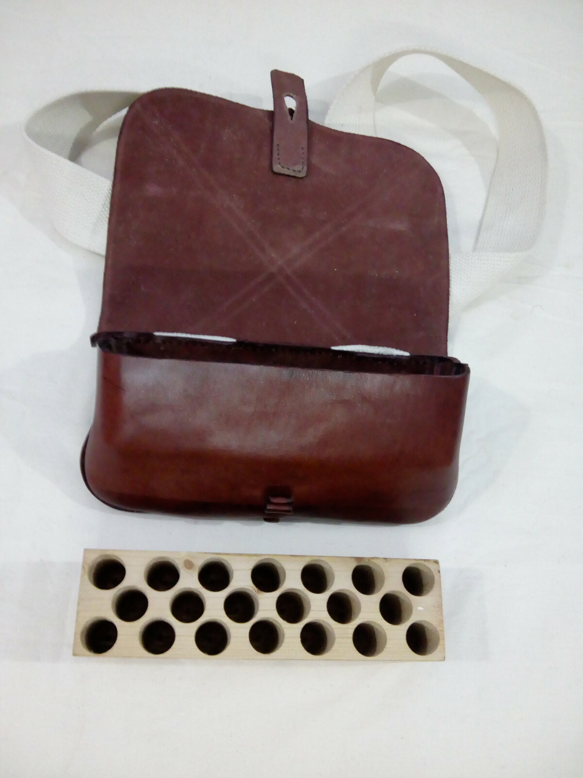 American Brown Revolutionary War Cartridge Box | eBay