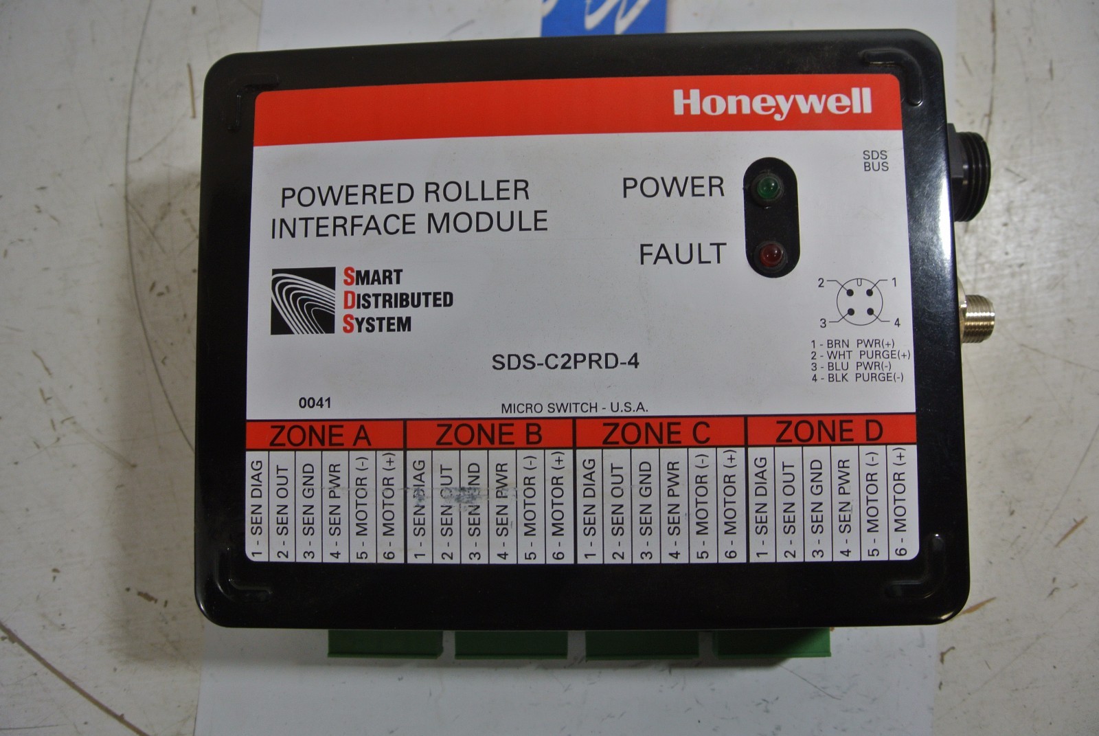 Honeywell Interface Module SDS-C2PRD-4 Powered Roller 4 Zone Micro ...