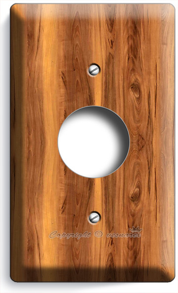 WALNUT WOOD GRAIN STYLE LIGHT SWITCH OUTLET WALL PLATE HOME OFFICE HD ...