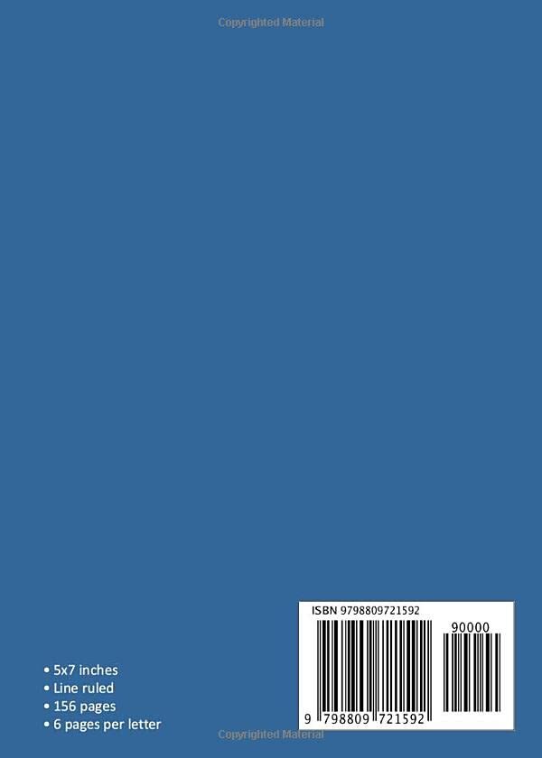 Alphabetical Notebook A-Z Notebook with Alphabet Tabs 5x7 Blank Lined ...