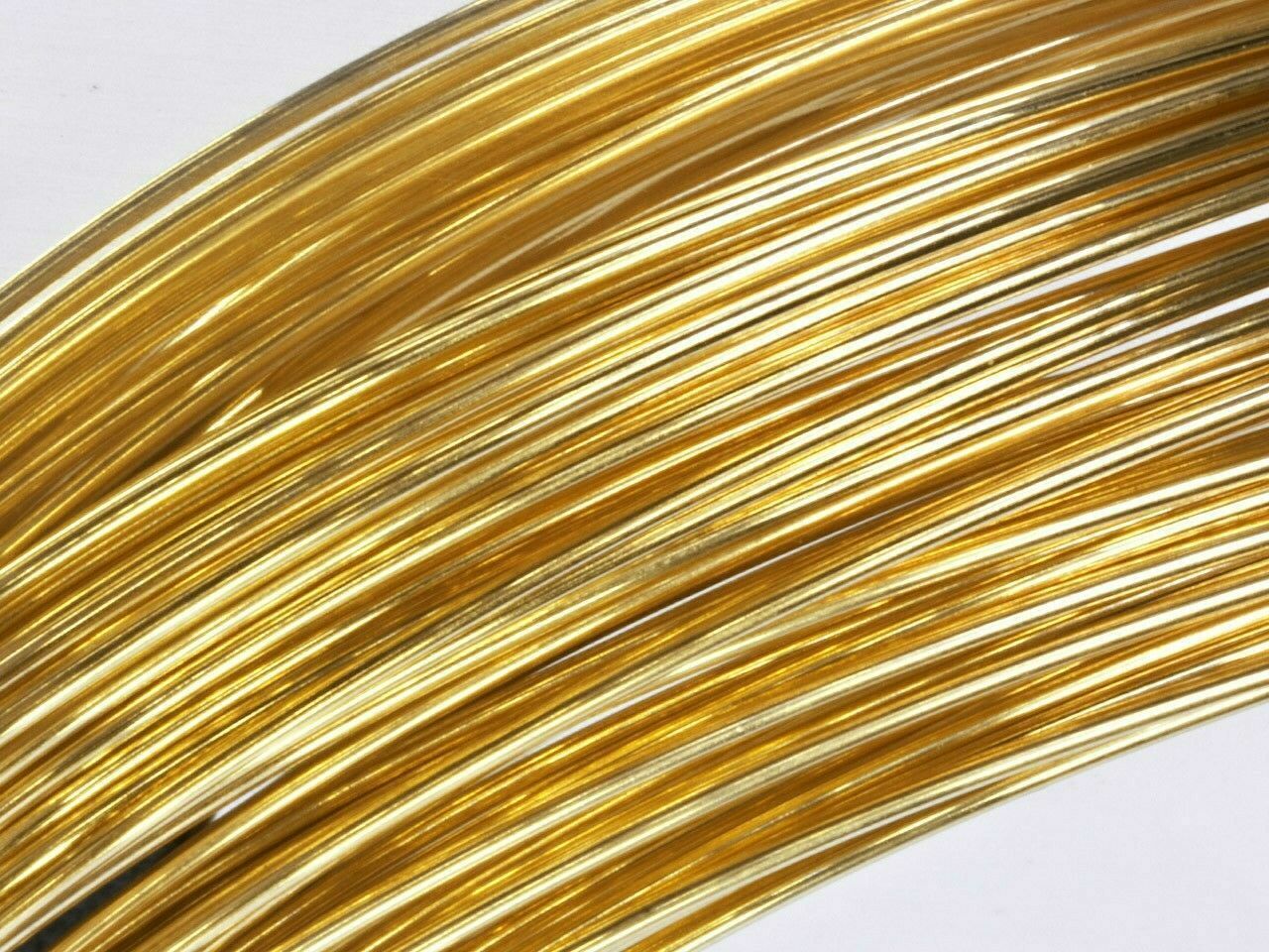 9ct Gold 1mm Wire DF Round Fully Annealed Round Wire Yellow Gold in ...