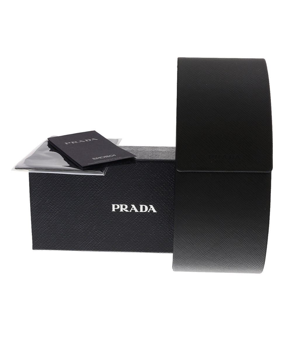 Prada 0PR 17 WSF 1AB2B0 Black / Light Grey Mirror Silver New Authentic ...