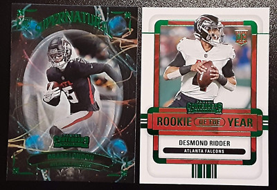 2022 Contenders Rookie Emerald Green #ROY-DRI Ridder & Supernatural ...