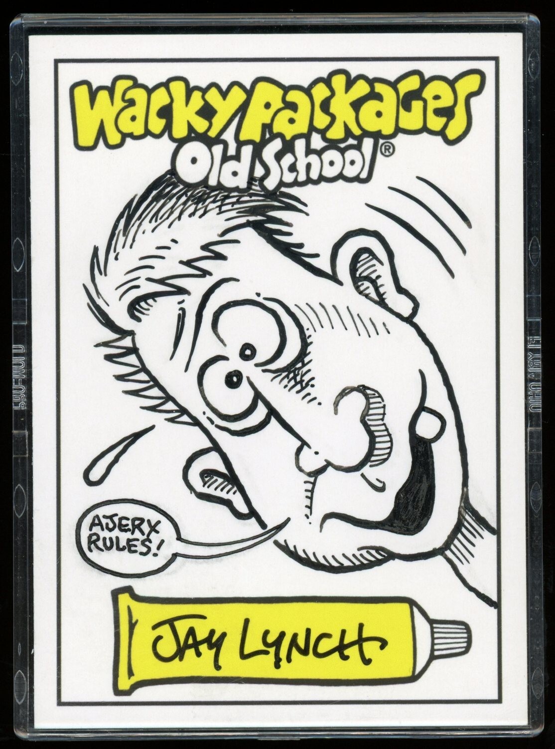 2010 Topps Wacky Packages Sketch Card Old School 1st Ajerx Signed Jay Lynch | eBay