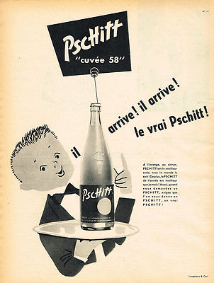 PUBLICITE ADVERTISING 124 1958 PSCHITT soda | eBay