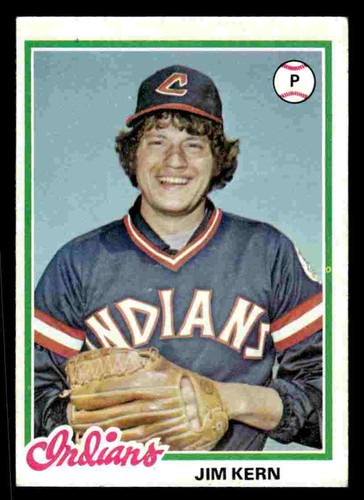 1978 Topps Jim Kern #253 - Cleveland Indians | eBay