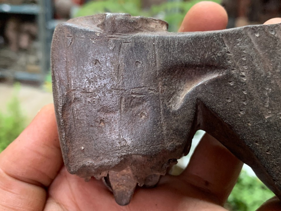 Antique Collectible Old Hand Forged Iron Axe Blade Cutting Tool Axe ...