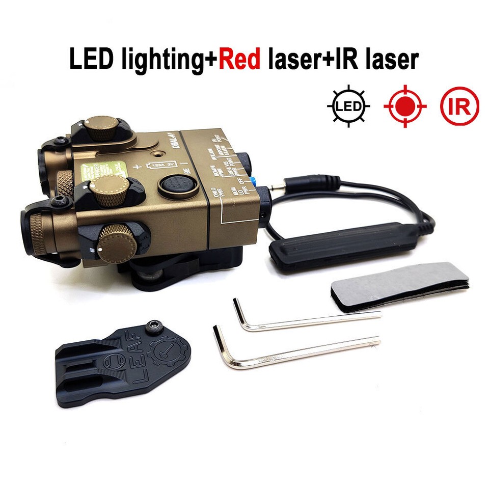 DBAL-A2 IR Aiming Red Laser Tactical Weapon Light White Illuminator LED ...