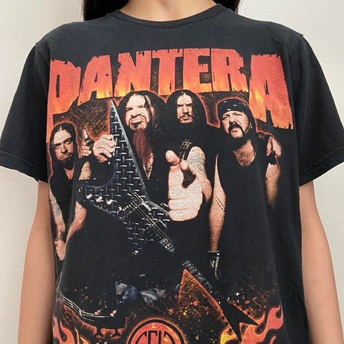 Vintage Pantera 2000s Band Graphics Black Tee Shirt | eBay