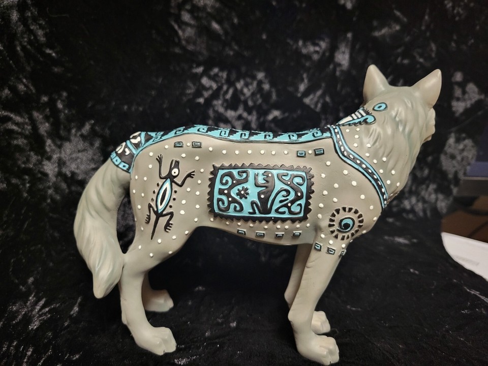 Call Of The Wolf Figurine Aztec Wolf #14105 Westland Giftware | eBay
