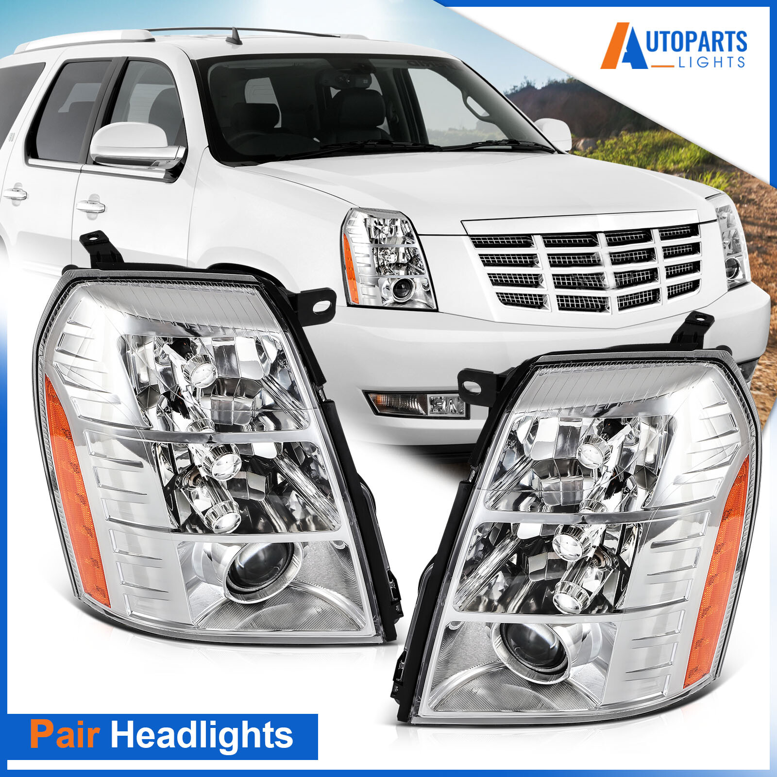 2007 Cadillac Escalade Headlight