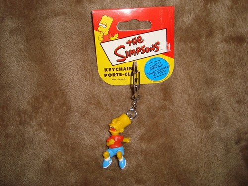 The Simpsons Bart keychain PVC with metal Chain | eBay