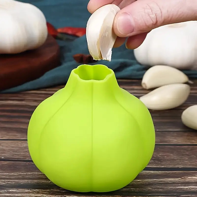 Kitchen Silicone Garlic Peeler Manual Easy Roll Skin Remover Garlic ...