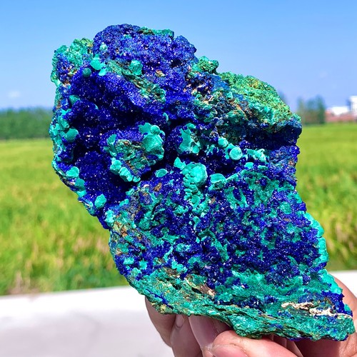 417G BEST Natural Azurite/Malachite crystal minerals specimens | eBay