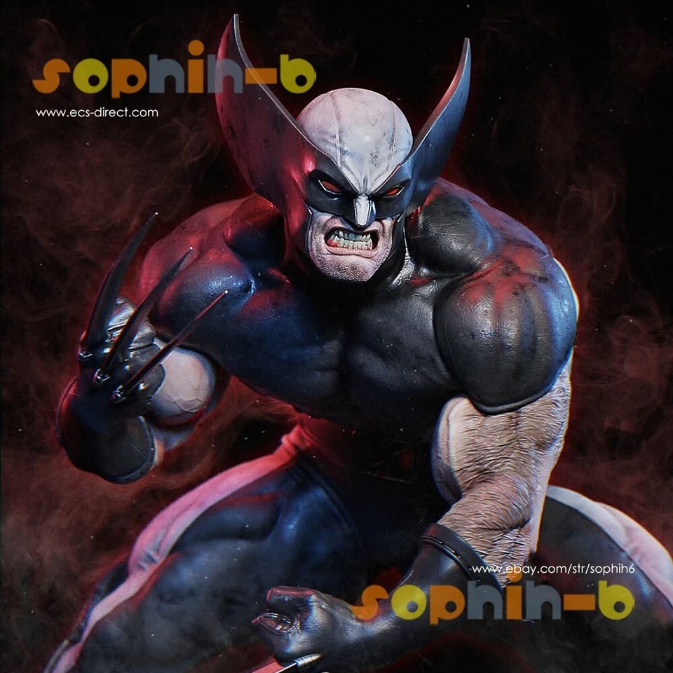 Classic Wolverine Resin 1:4 Scale Model Kit Unpainted 3d Print GK ...