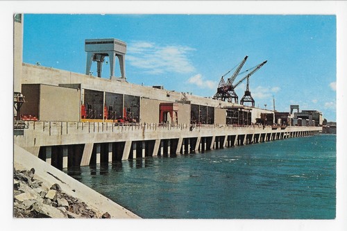 Vintage Postcard St. Lawrence River Seaway Power Project Moses-Saunders ...