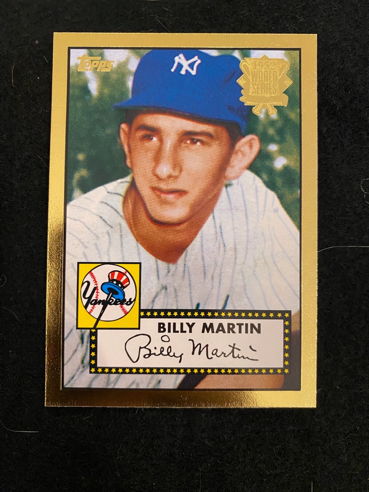 2001 Topps Archives 1952 Gold Billy Martin #52R-6 New York Yankees | eBay