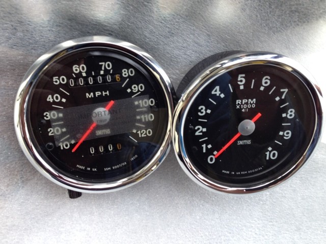 1970 Smiths Triumph T100 500cc Speedometer for sale online | eBay