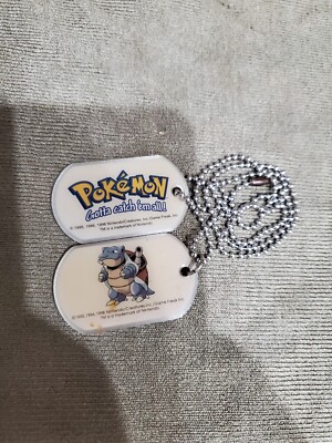 2000 Pokemon Collectible Dog Tag Necklace Blastoise | eBay