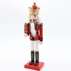 30cm 12" Christmas Wooden Nutcracker Soldier Puppet Guard Statue Xmas ...
