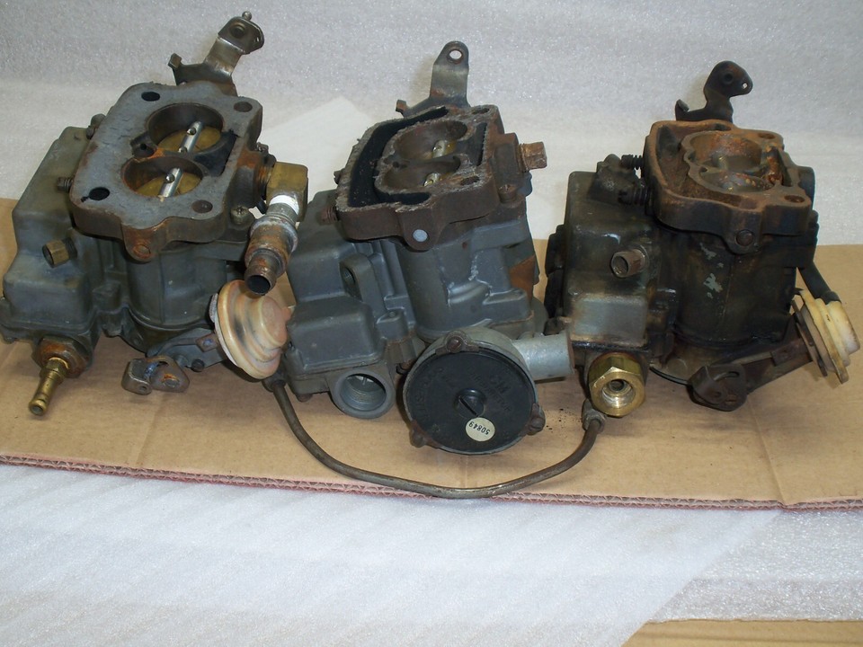 3 Chevy Rochester Carburetor Carb Rat Rod 327 348 tri power 3x2 3 deuce ...