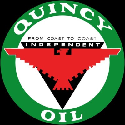 Quincy Independent Oil NEW Metal Sign: 14" Dia. Steel Round Style | eBay