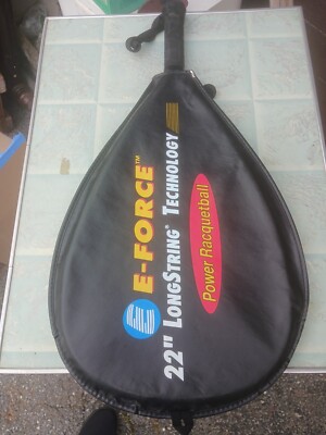 E-Force 22"Long String Titanium. 10.5 Cross-string Racquetball Racquet ...