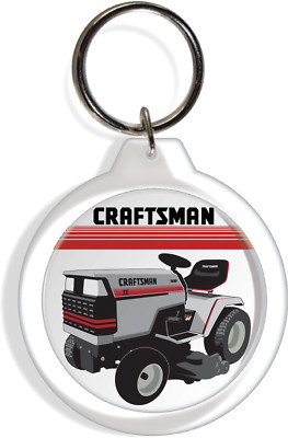 Sears Craftsman Garden Farm Tractor Keychain Keyring Yard Lawn Mower ...