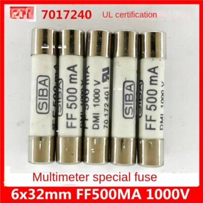 50pc FF500MA Multimeter Fuse Blower 1000V 11A 440MA | eBay