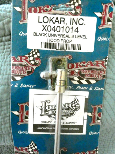 Lokar Performance parts X0401014 - 3 Level Adjustable Hood Prop Rod ...