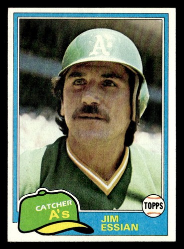 Jim Essian 1981 Topps Card #178 Oakland Athletics | eBay