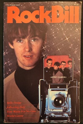 RockBill Vintage 80's Music Magazine October 1983 Aztec Camera | eBay
