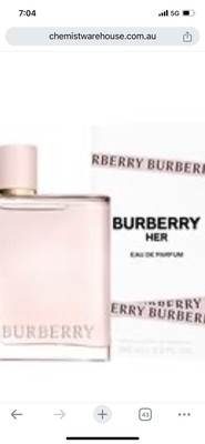 Burberry Burberry Her 100ml Women's Eau de Parfum From Myer ...