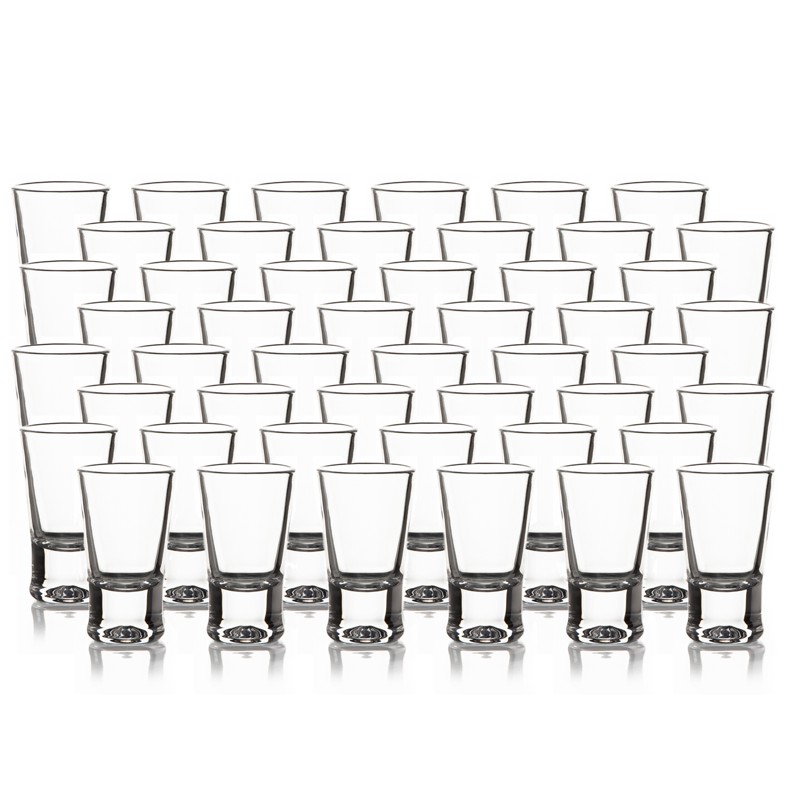 48 Shotgläser Schnapsgläser 2cl standfest Stamper Tequila Wodka Likör ...