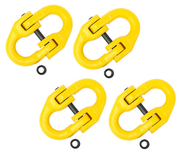 1/2" Grade 80 Coupling Link, Hammerlink, Hammer Lock Chain Connector (4 ...
