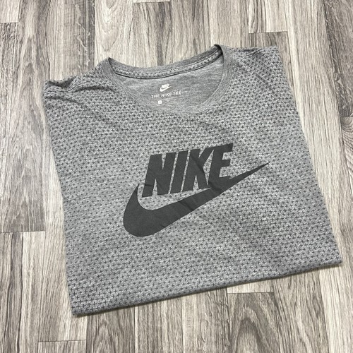 NIKE Graphic Print Short Sleeve Grey Crewneck T-Shirt Men's Size XL | eBay