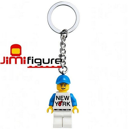 NEW LEGO Minifigure Keyring New York Key Ring 854032 Keychain Genuine ...